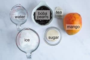 How To Make Mango Slush Bubble Tea